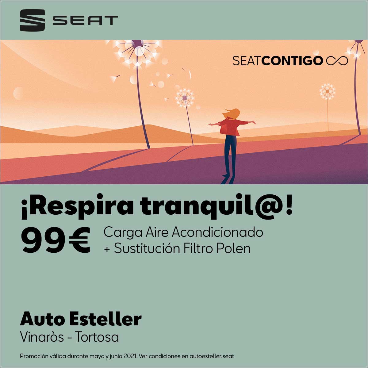 Promoción exclusiva talleres Oficiales SEAT Auto Esteller: Carga de AC ...